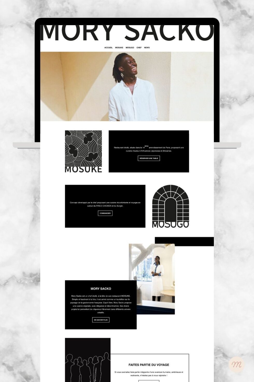 Webdesign et création de site sur-mesure | Marie Rouquette | Bordeaux