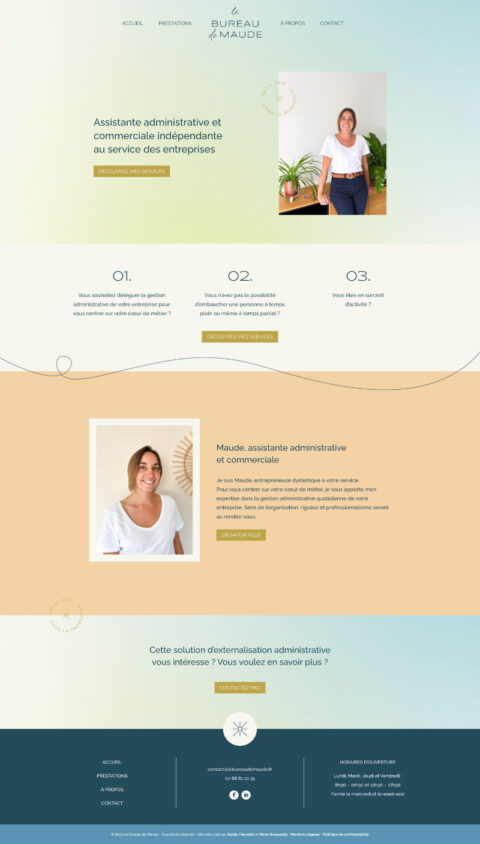 Webdesign et création de site sur-mesure | Marie Rouquette | Bordeaux