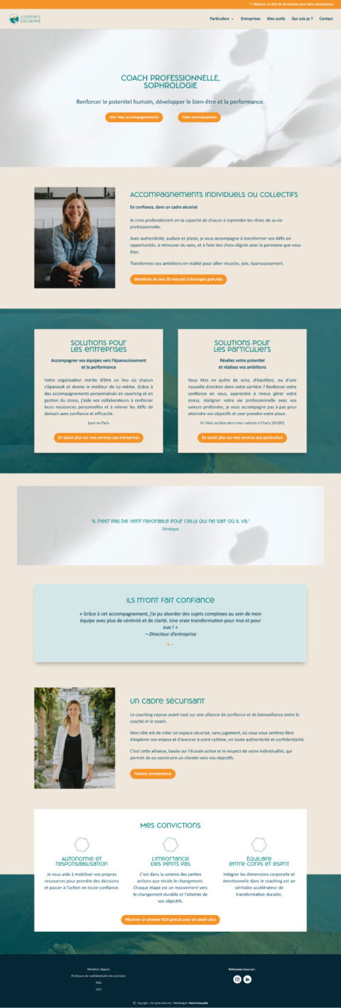 Création de site internet en une semaine | Marie Rouquette